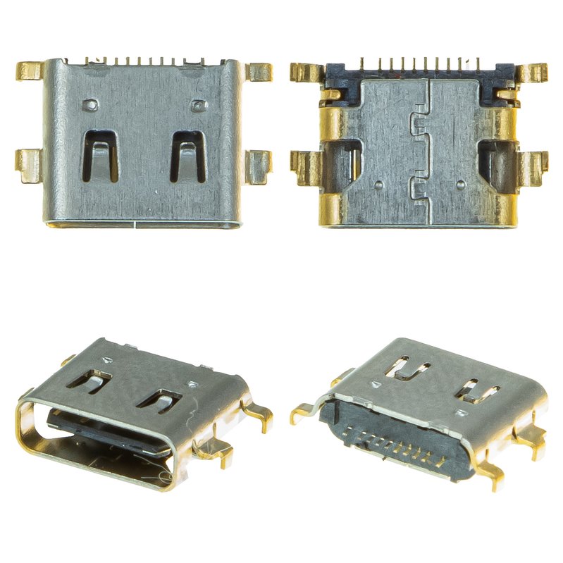 Коннектор зарядки, 10 pin, тип 2, USB тип-C - GsmServer